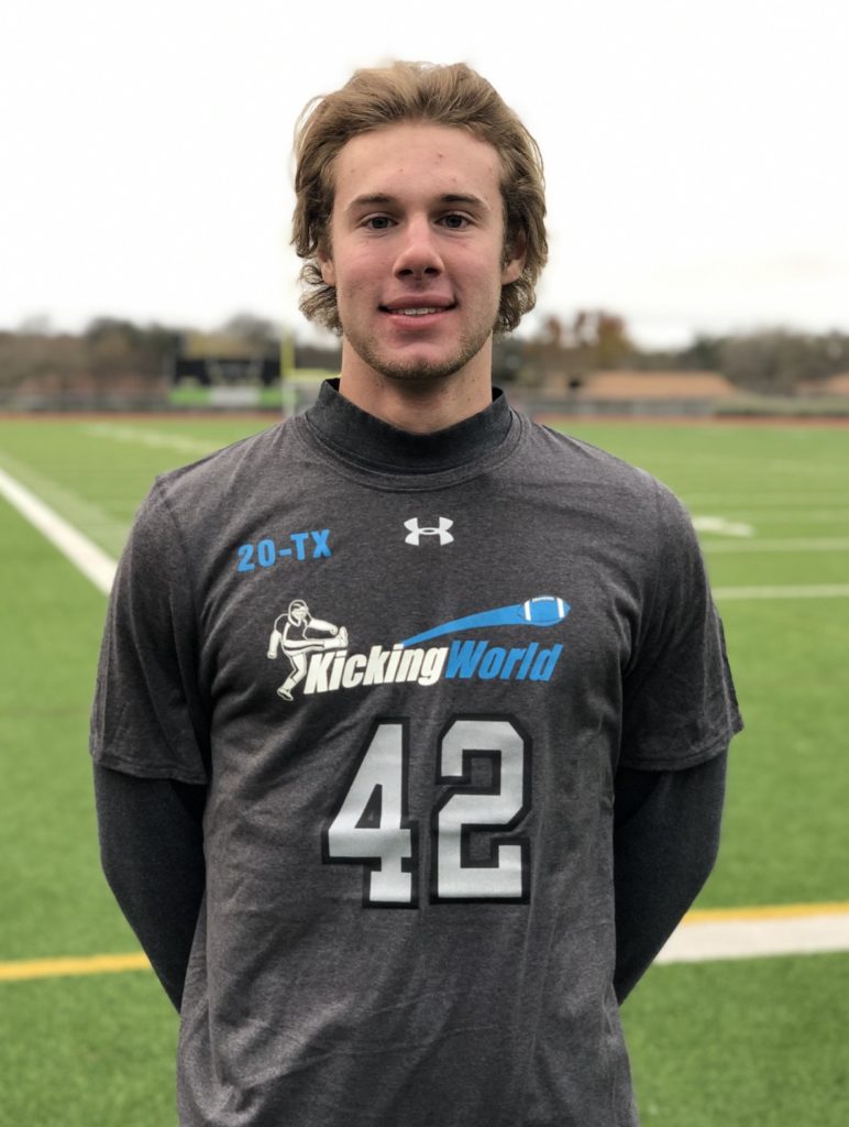 Jared Zirkel, Class of 2020 Kicker/Punter | Kicking World