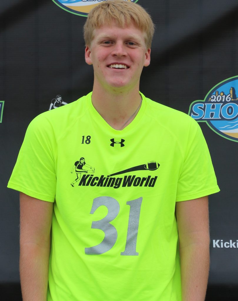 Clayton Stewart, Class of 2018 Kicker/Punter | Kicking World